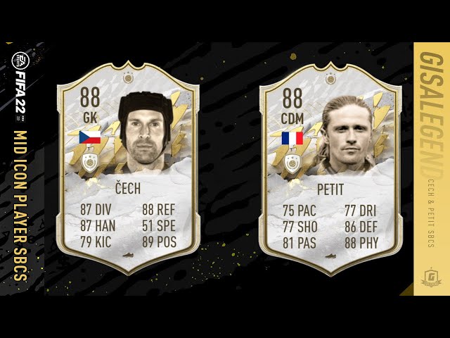 FIFA 22 Ultimate Team Cech Mid Icon SBC