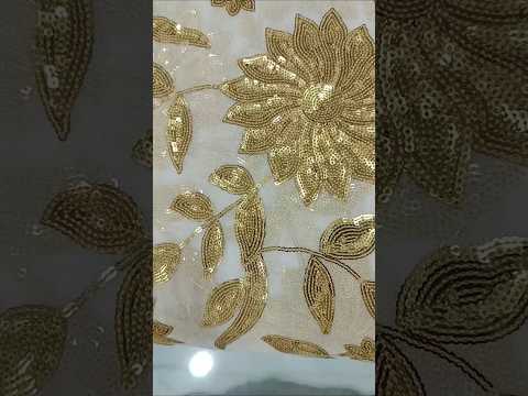 #chiffonFabric beautiful collection heavy sequence beats loss fabric lenga shrt pure dybal fabric