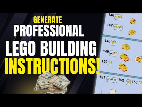 Create & Export Professional LEGO Instructions in Bricklink STUDIO (PDF & PNG)