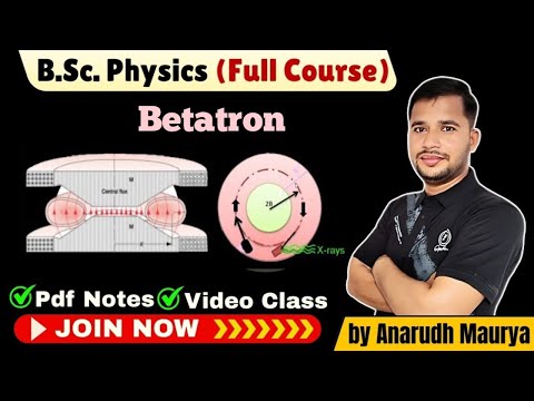 Betatron | betatron principle construction working | in Hindi for B.Sc..