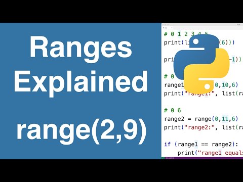 Using Ranges With range() | Python Tutorial