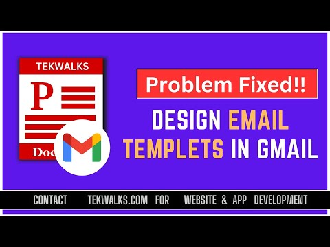 How to Design and create Email Templates in Gmail for free – No Coding Required!