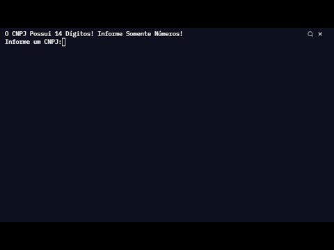 PYTHON - API IP - INFORMAÇÕES SOBRE UM CNPJ