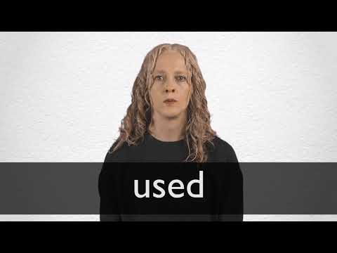 USED definition and meaning | Collins English Dictionary