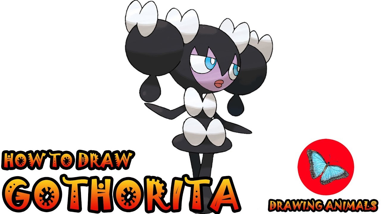 How To Draw Gothorita Pokemon | Drawing Animals