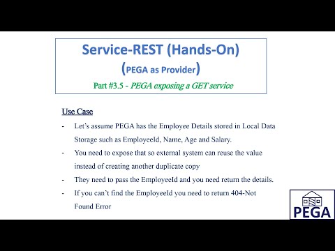 Rest API Part #3.5 - Service-Rest - #PEGA exposing a #GET service with real time use-case