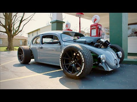HEMI-Powered VW Beetle Rocks Front-Mounted V8, Is All-Muscle ...