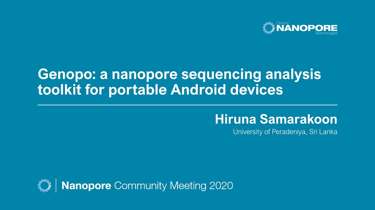 Genopo: a nanopore sequencing analysis toolkit for portable Android devices_Hiruna Samarakoon