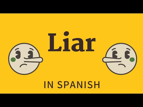 Daily Spanish word | How do you say (“Liar”) in Spanish🤥