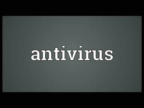 Antivirus Meaning