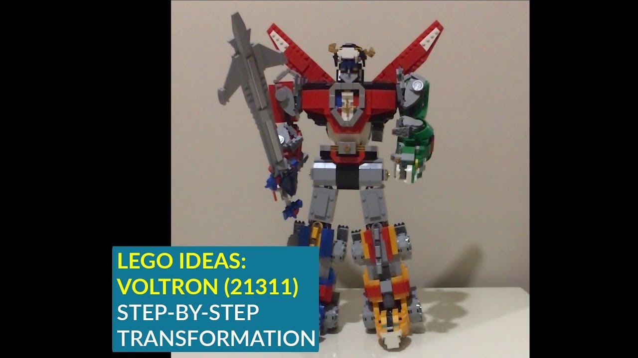LEGO Ideas Voltron (21311) Full Transformation from Lions to the Mech and Review