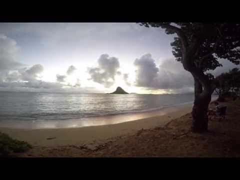 Camping at Kualoa Beach Park (HD)