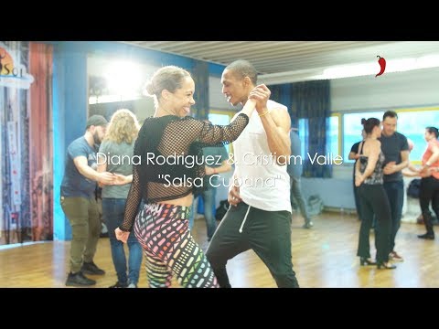 Diana Rodriquez & Cristiam Valle - Salsa Cubana - Workshop Video