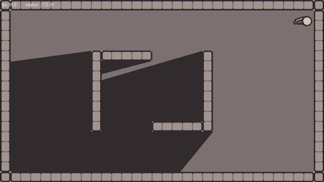 pygame raycasting / shadow casting / light casting