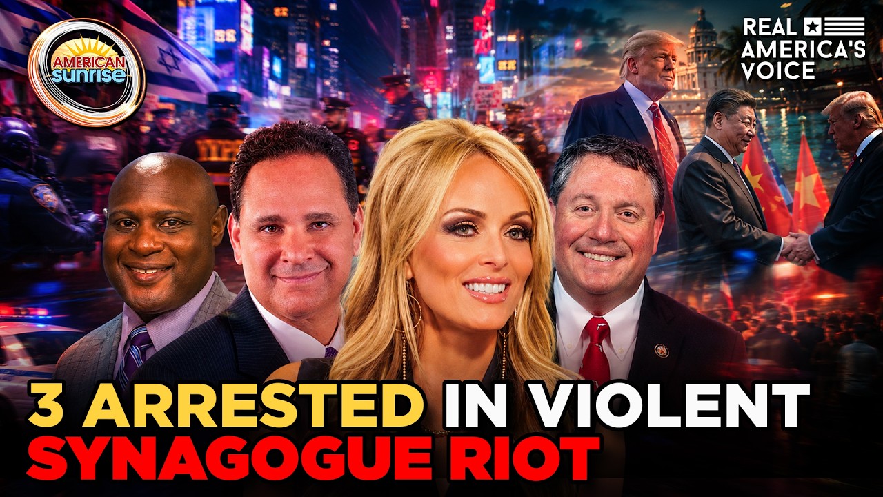 3 ARRESTED IN VIOLENT NY SYNAGOGUE RIOT, TRUMP ON CUBA, CHINA $1T DEAL | THE AMERICAN SUNRISE SHOW