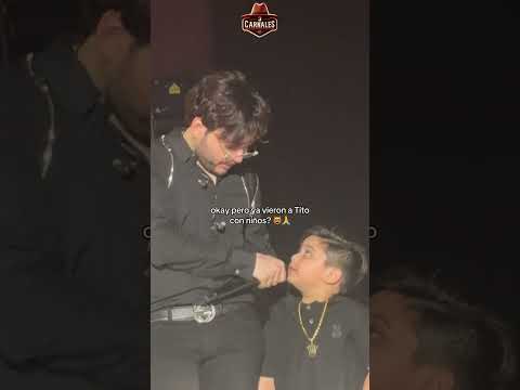 Tito Double P con los niños