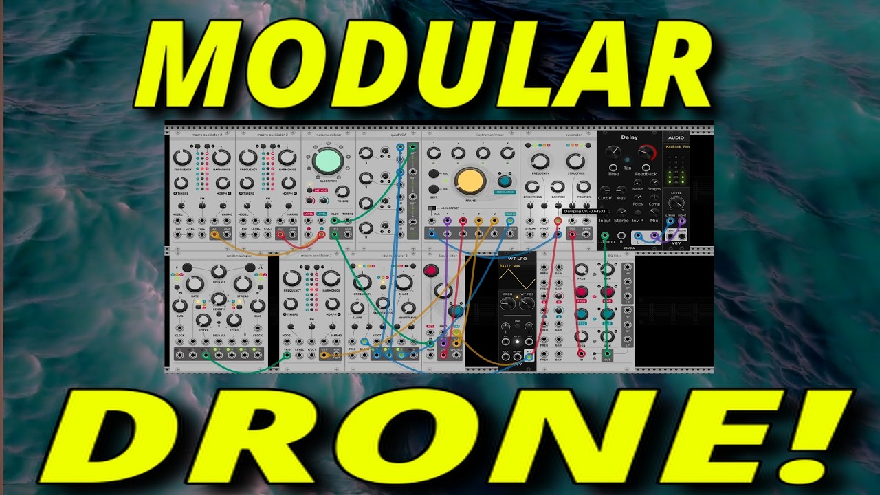 VCV Rack Modular Drone With Mutable Instruments Modules