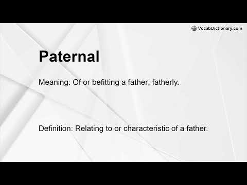 Paternal Meaning