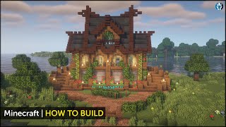 Minecraft Medieval Fortified House Tutorial (EASY 5X5 BUILDING SYSTEM ...