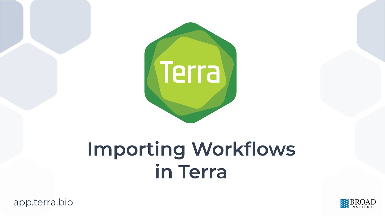 Importing Workflows in Terra