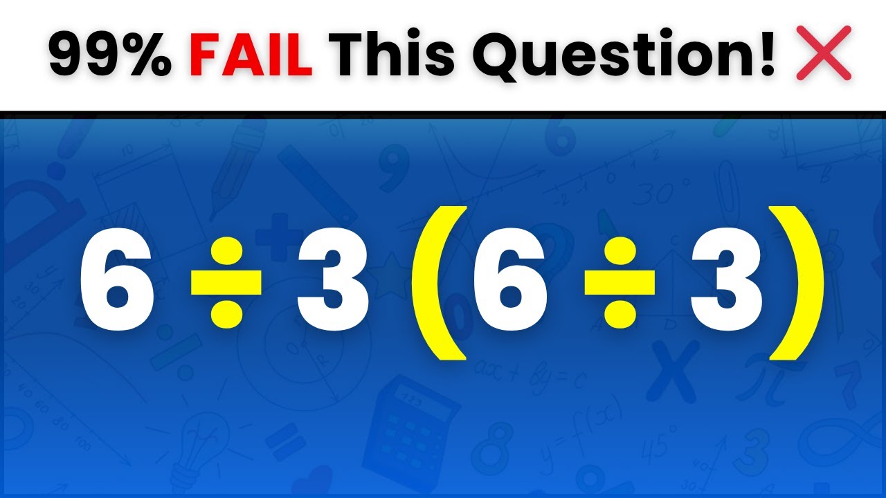 The Viral Math Problem That FOOLS Most People! (Can You Solve It?)