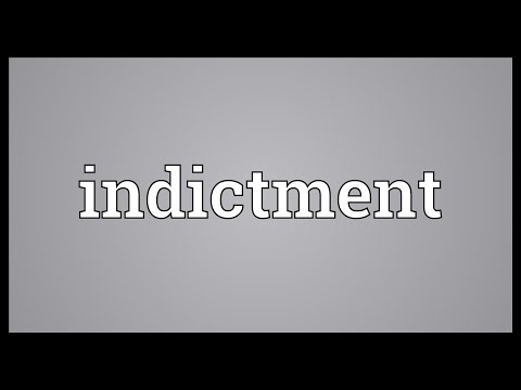 Indictment Meaning