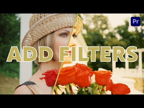 Add filters to a video in Premiere Pro