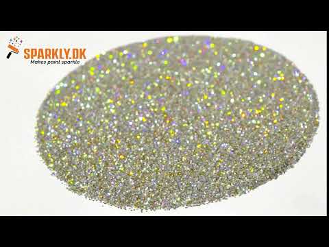 Guld & Sølv - Glimmer til maling med diamant effekt - glimmer maling - 110g