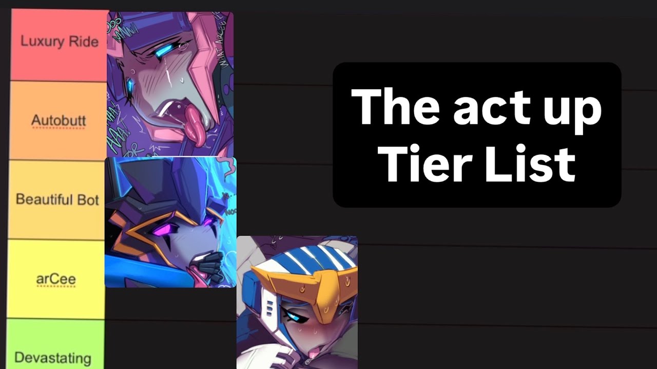 Transformers Gooner Tier List