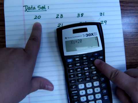 Standard Dev on basic scientific calc