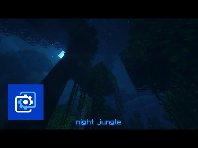 2024 / Minecraft Live Wallpaper / Night Jungle (Available in Wallpaper ...