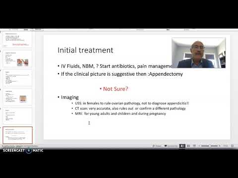 Right iliac fossa pain, Appendicitis