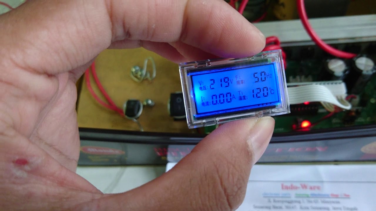 test module egs002 and lcd