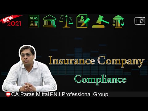 Insurance company compliance | Insurance company in India | CA Paras Mittal