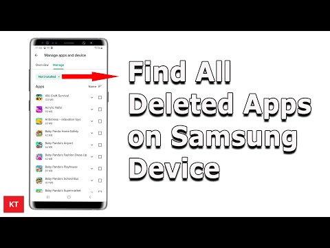 How to find all the Deleted Apps on Samsung Device (2022)