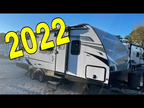 NEW 2022 KEYSTONE PASSPORT SL SERIES 221BH TRAVEL TRAILER BUNK BEDS SOLAR DODD RV MURPHY BED