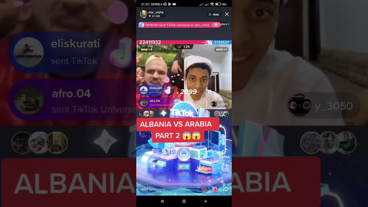 Aleks Visha vs Arabi - HISTORICAL TIKTOK BATTLE