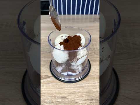 BOILED EGGS CHOCOLATE MOUSSE 😍🍫 #egg #eggs #chocolate #dessert #recipe #food