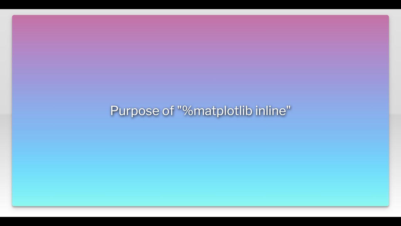 Purpose of 