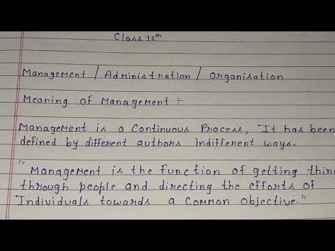 Management, management class 12 meaning, Management meaning, Meaning of management, Management hindi