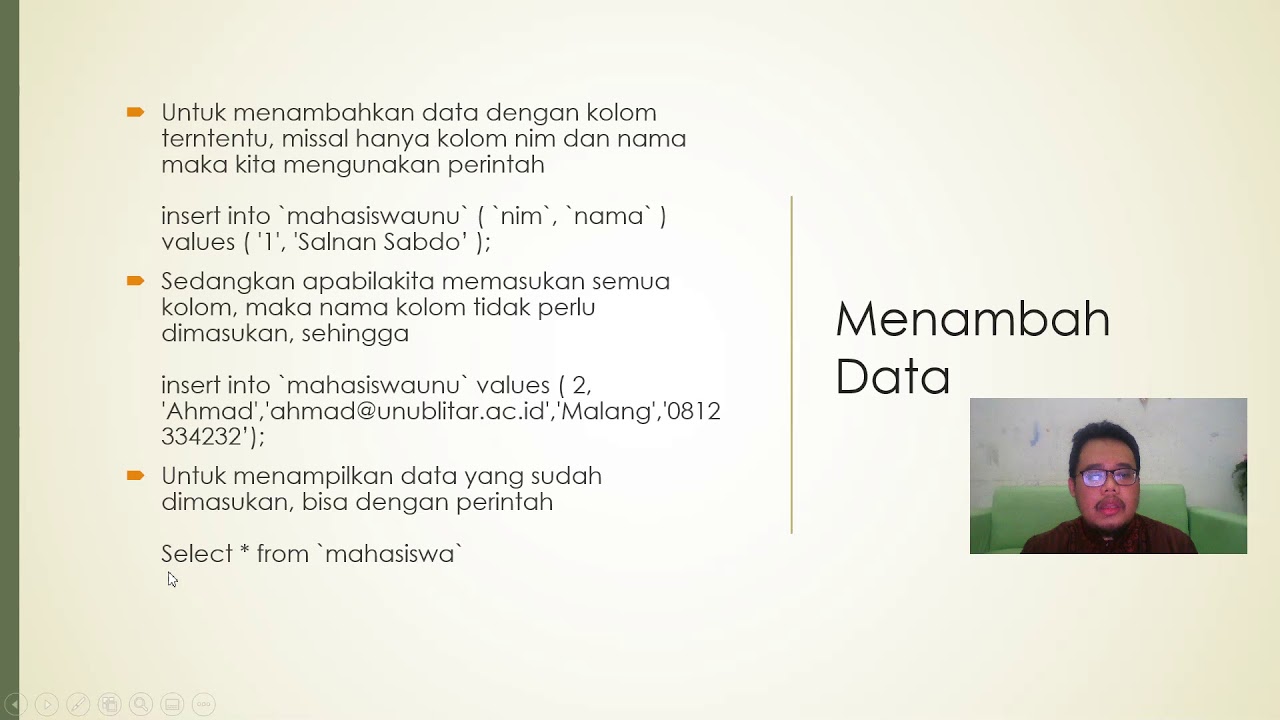 Basis Data - Manipulasi Data