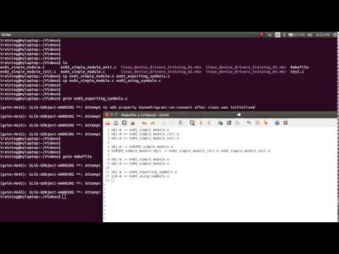 Linux Device Drivers Training 04, Exporting Symbols
