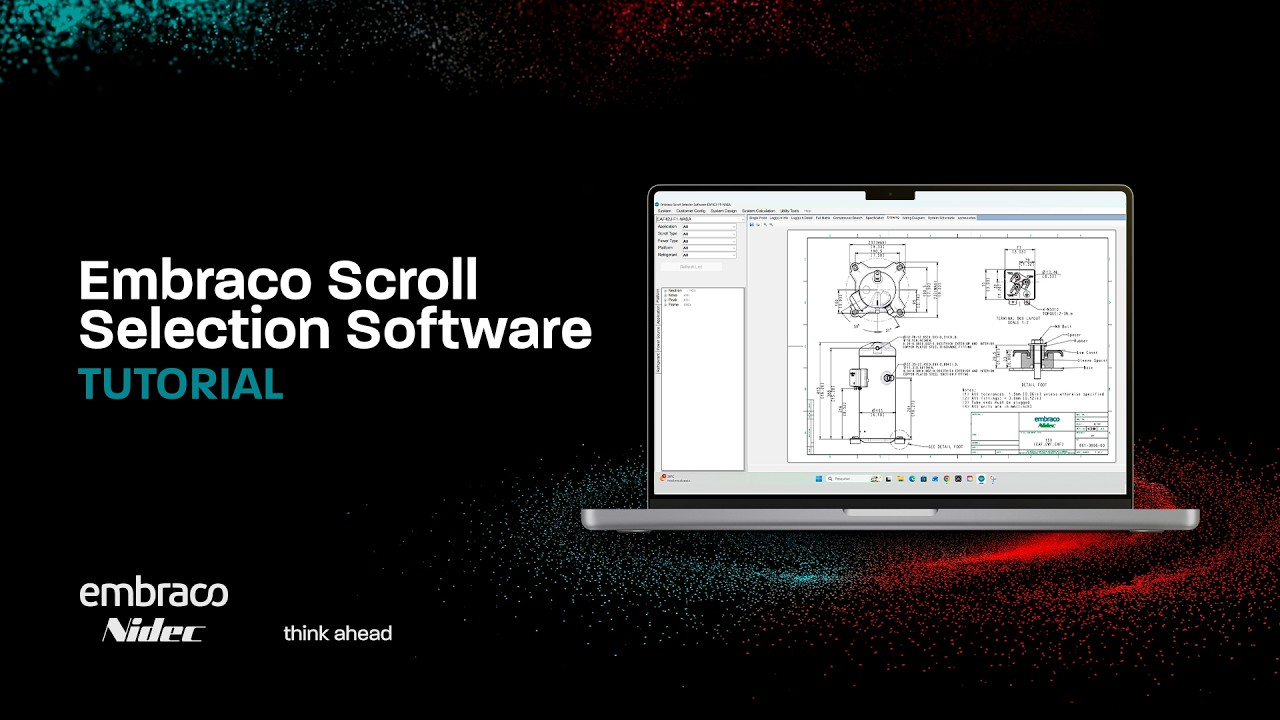 Embraco Scroll Selection Software