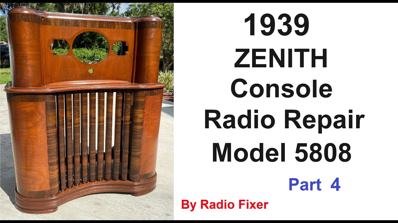 Part 4- How to read Schematic (1939 ZENITH Console Radio)