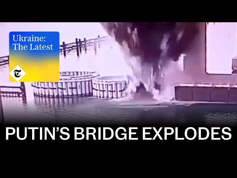 Explosion rocks Kerch Bridge, Putin’s ‘lifeline’ to Crimea | Ukraine: The Latest | Podcast