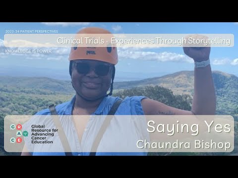 Saying Yes - Patient Perspectives Clinical Trials Storytelling 2023-24 Ebook - Chaundra Bishop