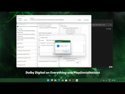 Force Enable Dolby Digital on Windows (DD 5.1 on anything & everything you play from PC)