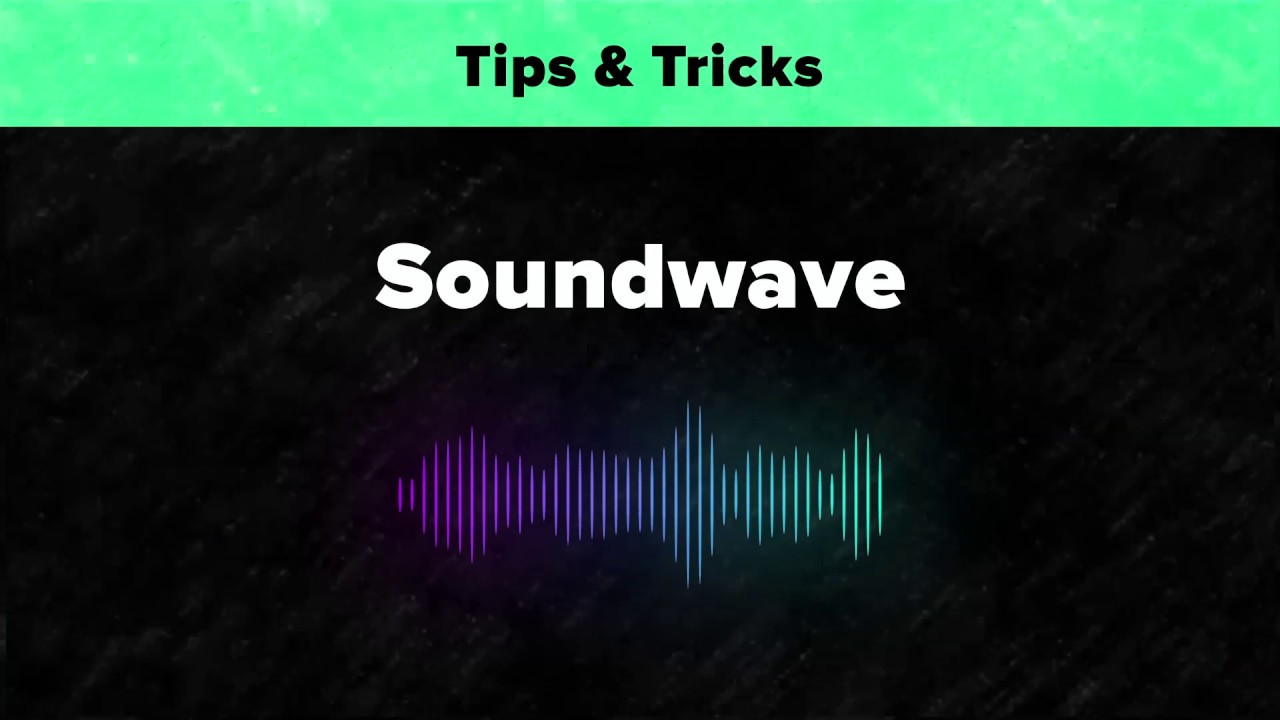 After Effects Tips & Tricks - Sound Wave