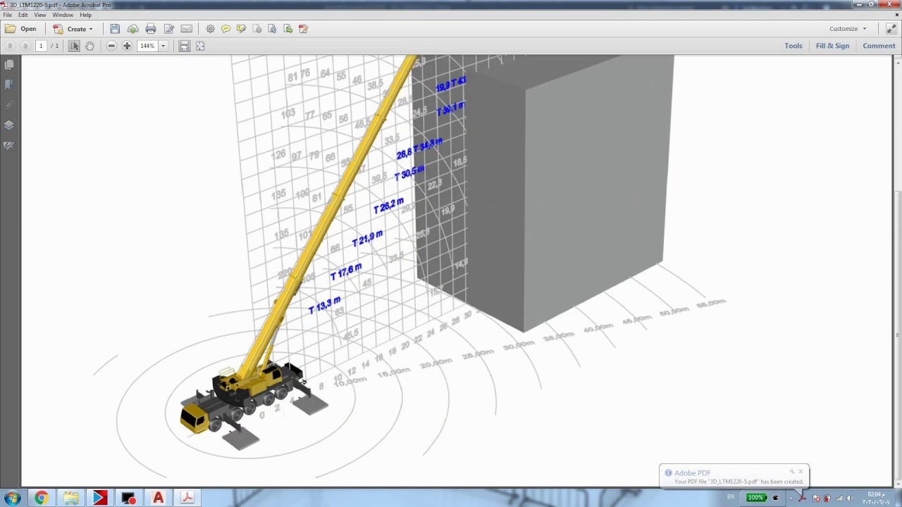 3D Lift Plan using LTM1220-5.2