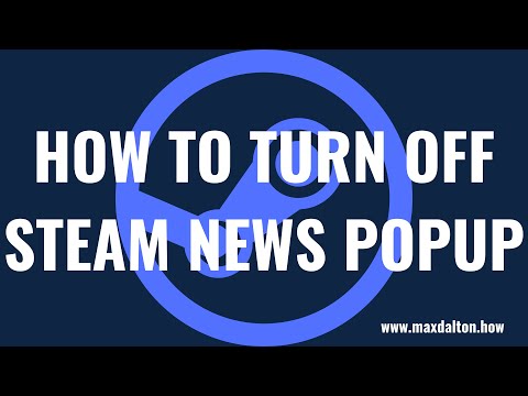 How to Turn Off Steam News Popup